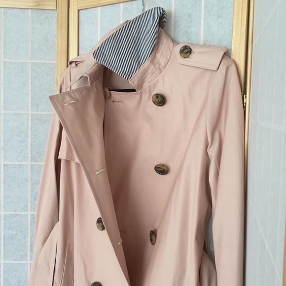 Sam Edelman | Jackets & Coats | Sam Edelman Light Pink Trenchrain Coat ...